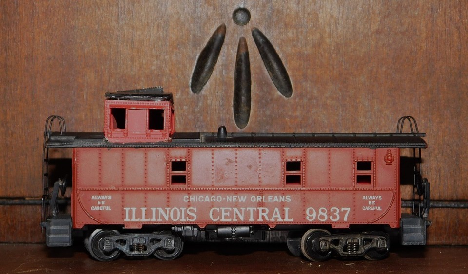 Kitbash Caboose ~ Illinois Central Railroad ~ Chicago-New Orleans Rd ...