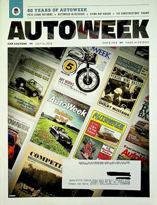 AutoWeek Magazine July 16, 2018 60 Years of Autoweek, Pete Lyons ...