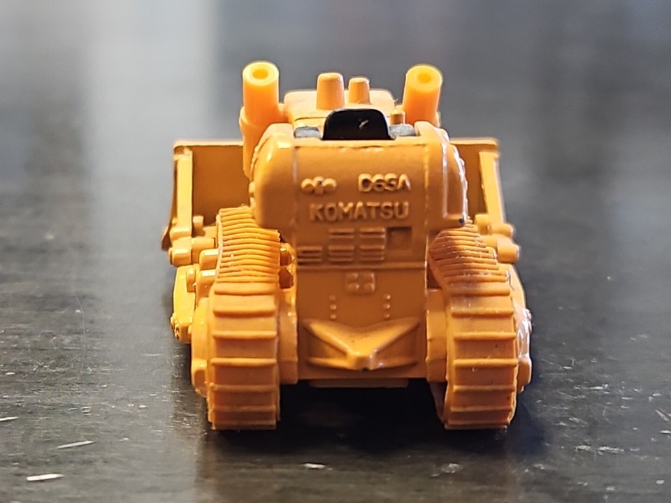 VINTAGE TOY CAR - KOMATSU BULLDOZER D65A 1:87/apx 1:64 TOMICA 70 Truck ...