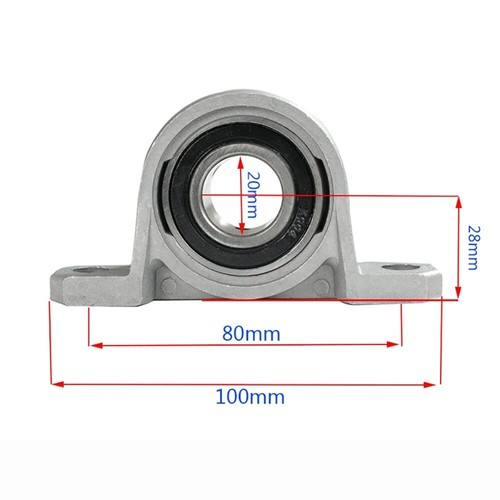 DIY Bearing Seat Pulley Bench Saw Drill Woodworking Rotary Lathe Bead ...