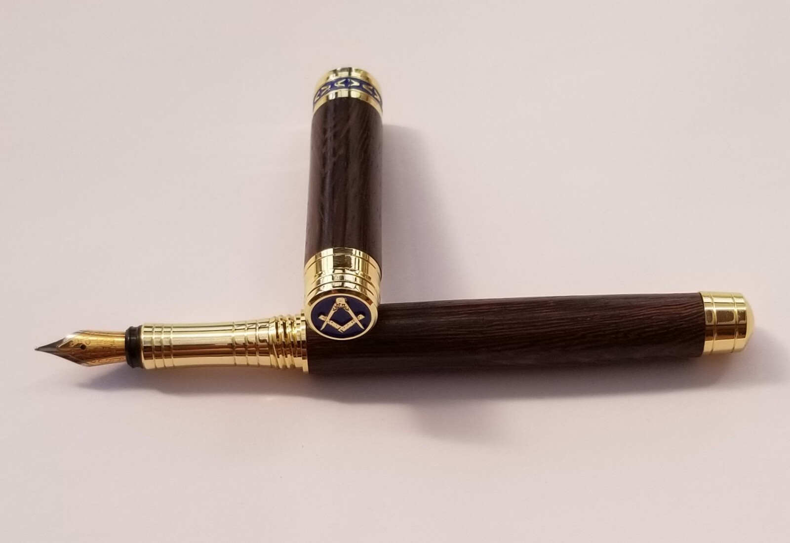 MASONIC FOUNTAIN PEN 12 KARAT GOLD PLATED WOODTURNING PROJECT KIT | eBay