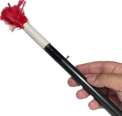 15" BLOOMING MAGIC FLOWER WAND Feather Comedy Kid Show Clown Gag Trick ...