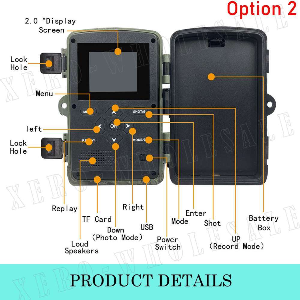Trail Camera 16/36MP 1080P Wildlife Game Hunting Cam IR Night Vision ...