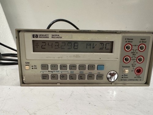 HP 3478A DIGITAL MULTIMETER 5.5 DIGIT GBIB #307 SELF TEST OK | eBay