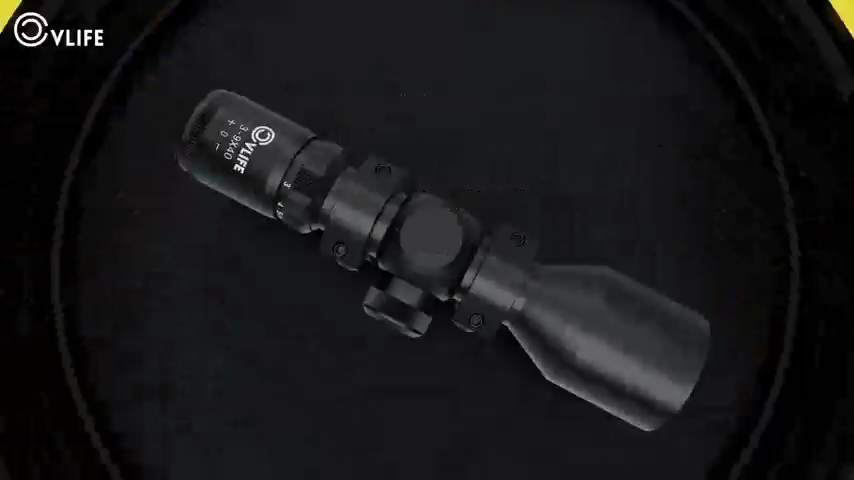 3-9x40 Compact Rifle Scope Air Gun Scope Mil-Dot For Hunting With Free ...