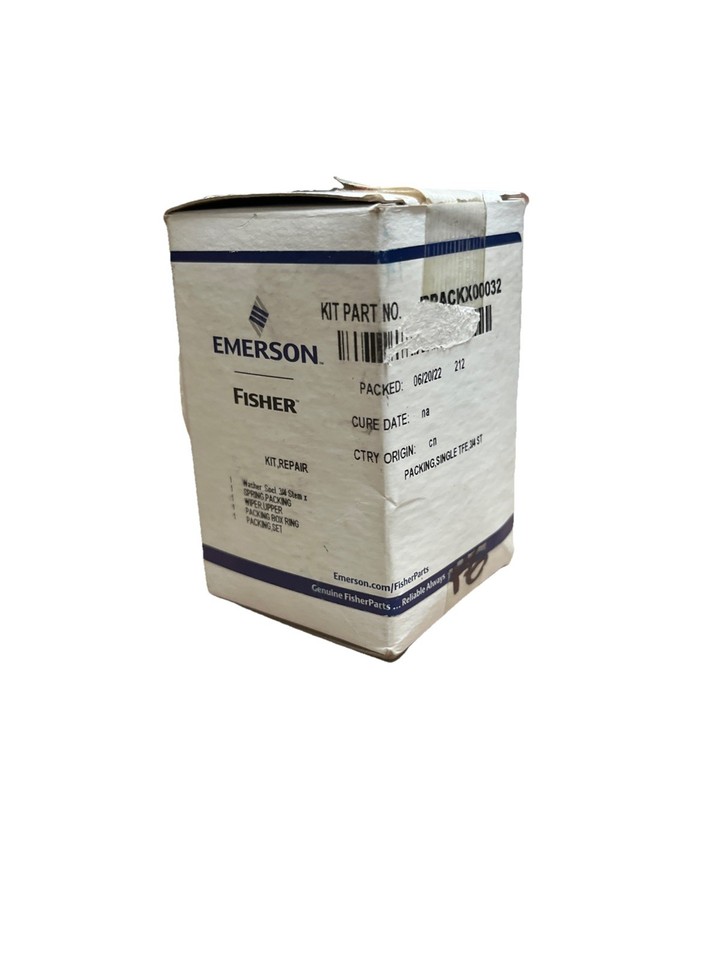 Fisher RPACKX00032 PACKING KIT, 3/4", SINGLE TFE V-RING (NEW IN BOX) | eBay