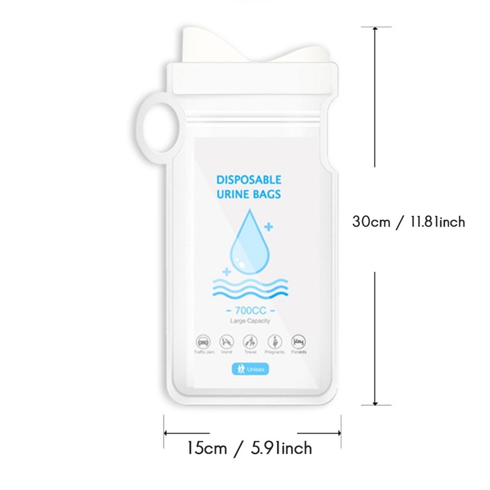 Disposable Urine Bag 700cc Outdoor Car Urine Bag Emergency Vomit Bags ...