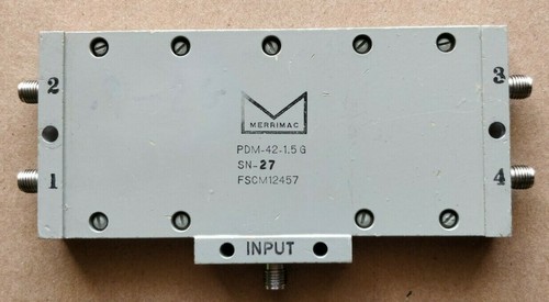 Merrimac FSCM12457 PDM-42-1.5G Coaxial Attenuator | eBay