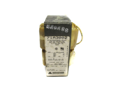 ADVANCE TRANSFORMER 71A3002 120V 0.80-1.20A UNMP | eBay