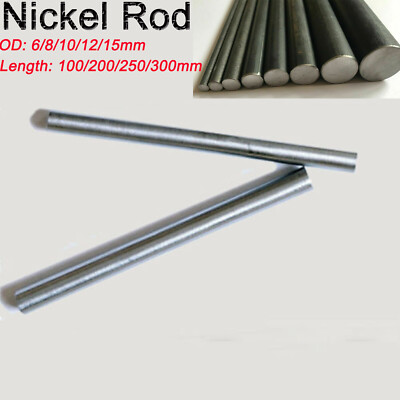High Purety Nickel Ni Round Bar Rod Electroplating Anode Element 100 ...