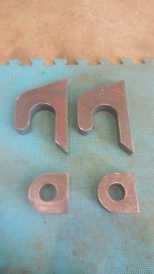 30mm Heavy Duty JCB Q-Fit Telehandler Teleporter Brackets. 2 Piece Weld ...