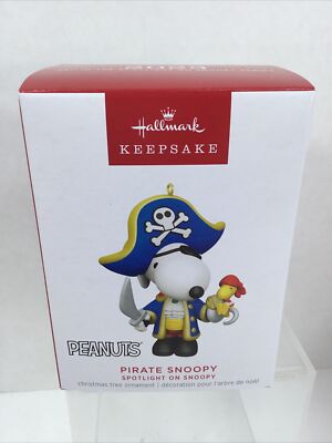 Hallmark 2023 Peanuts Pirate Snoopy 26th Spotlight Series Keepsake ...