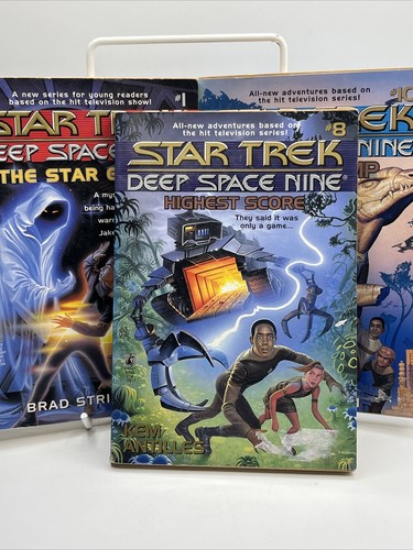 Vintage Star Trek Deep Space Nine DS9 Books Novels 1 8 10 Ghost Camp ...