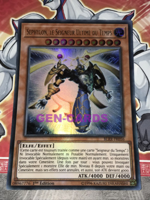 Carte YU GI OH SEPHYLON, LE SEIGNEUR ULTIME DU TEMPS BLRR-FR056 | eBay