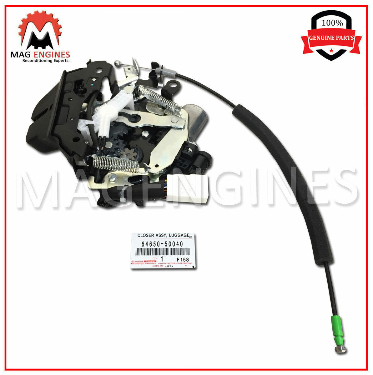 64650-50040 GENUINE OEM TRUNK BOOT LATCH LOCK 6465050040 | eBay