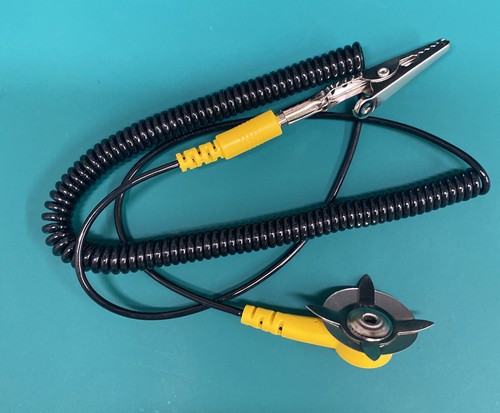 6 pcs Anti-Static ESD Grounding Cable Kit, Cord, Alligator Clip, Snap ...