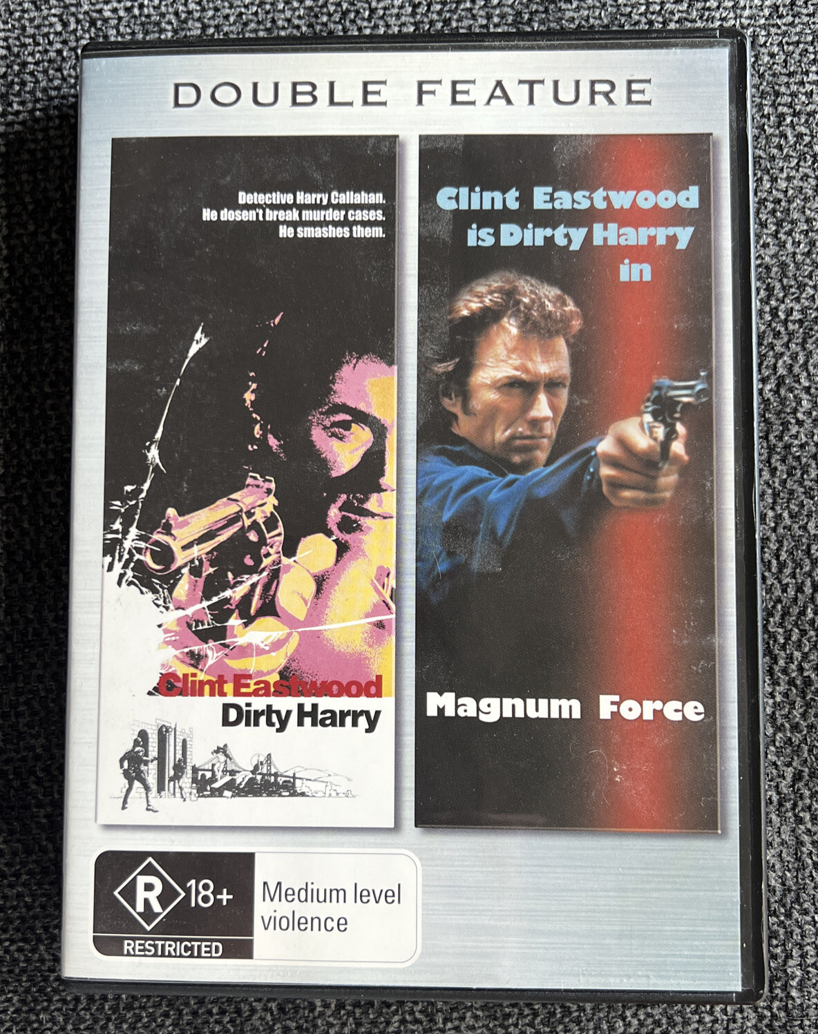 Dirty Harry & Magnum Force Clint Eastwood Double Feature Australian ...
