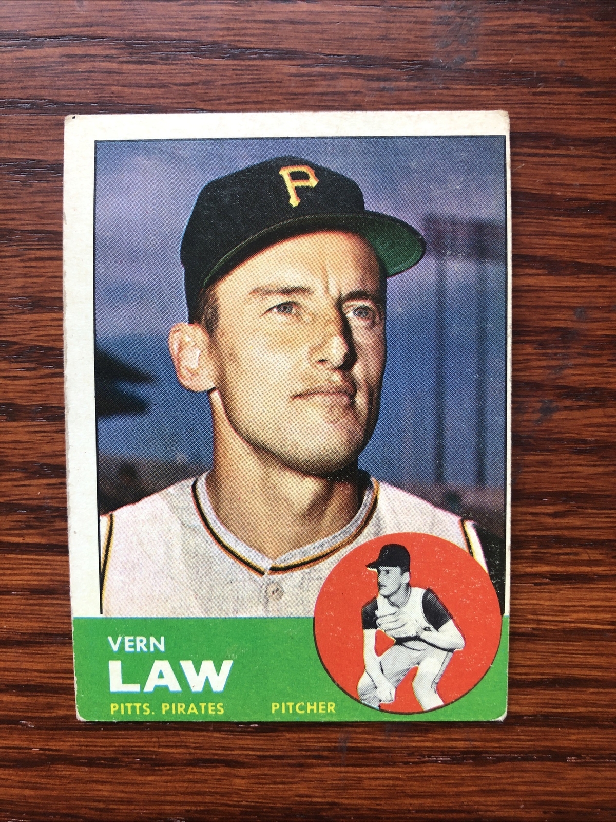 1963 Topps Pittsburgh Pirates Baseball Card #184 Vern Law | eBay