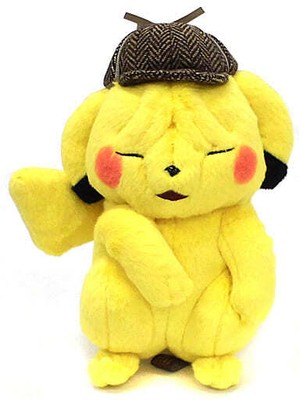 Pikachu wrinkled face detective Pikachu plush | eBay UK