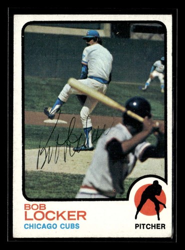 1973 Topps Bob Locker #645 Chicago Cubs Signed/Auto JX7943 | eBay
