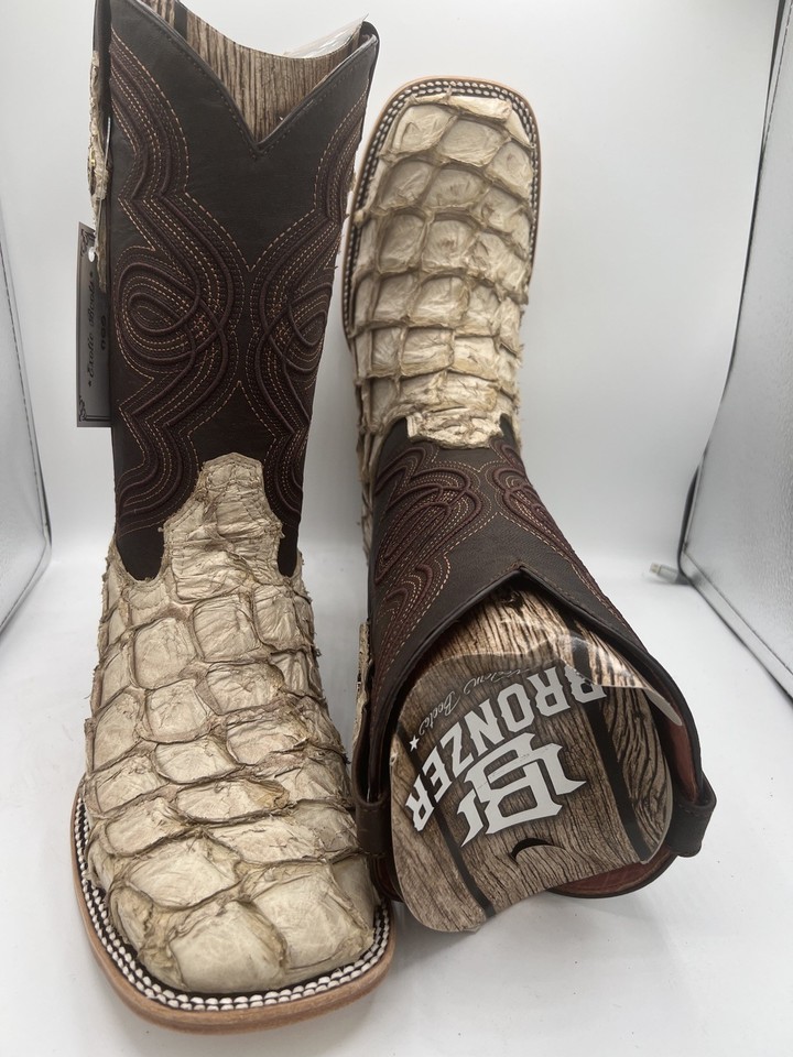 Exotic fish “Pirarucu” western Boots In sand Color Size 11 | eBay