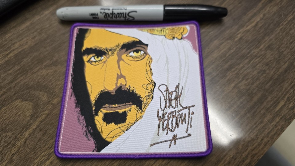 Frank Zappa Sheik Yerbouti WOVEN PATCH [Vinyl CD LP Joe's Garage Baby ...