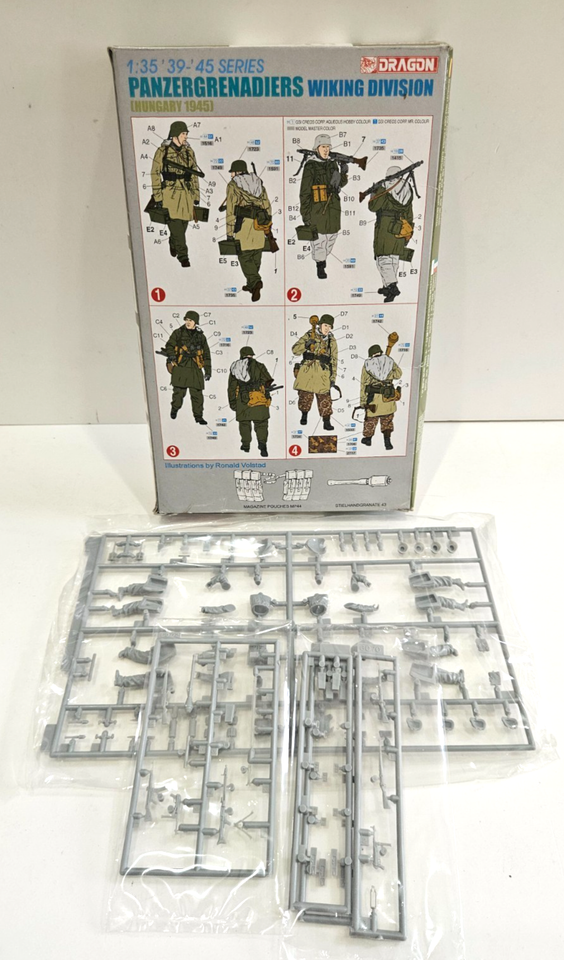 1/35 DRAGON PANZERGRENADIERS WIKING DIVISION HUNGARY 1945 #6194 NEW ...