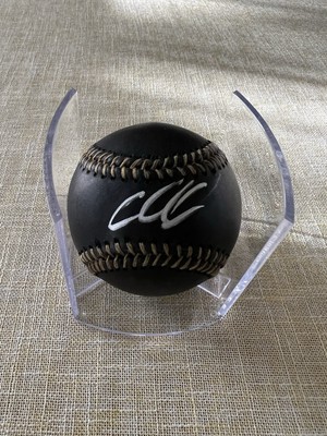 Charlie Kirk Signed BLACK Baseball ROMLB Autograph Trump MAGA Political ...