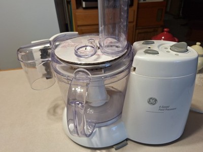 General Electric 4-Speed Food Processor 12 Qt Model 106622F White | eBay