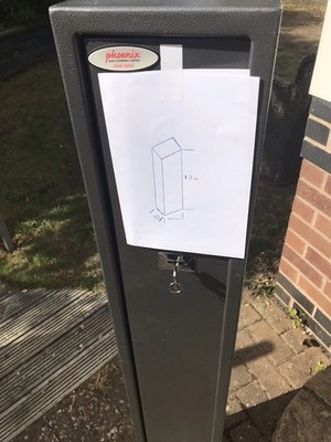 Gun Safe Cabinet For 1-2 Guns Never Bolted To Wall | eBay UK