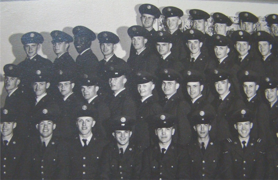 1955 Parks Air Force Base Flight 49 Group Photo USAF AFB Dublin ...