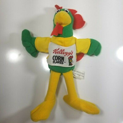 1997 Kelloggs Corn Flakes Bean Bag Breakfast Bunch Rooster Corny ...