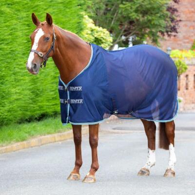 Shires Tempest Original Mesh Cooler Rug - Navy | eBay UK