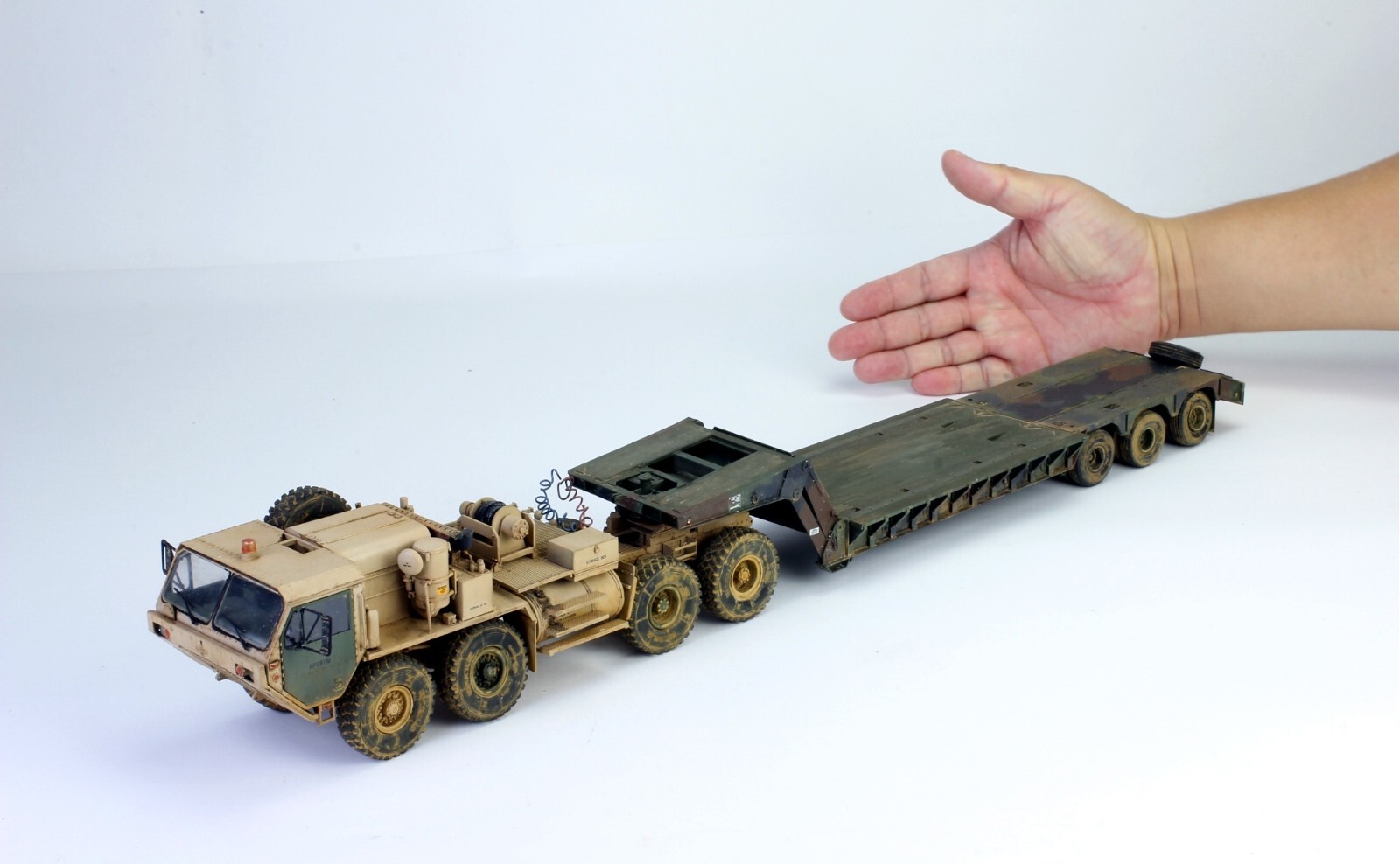 PreSale 1:35 ProBuilt M983A2 HEMTT Tractor with M870A1 Semi Trailer | eBay