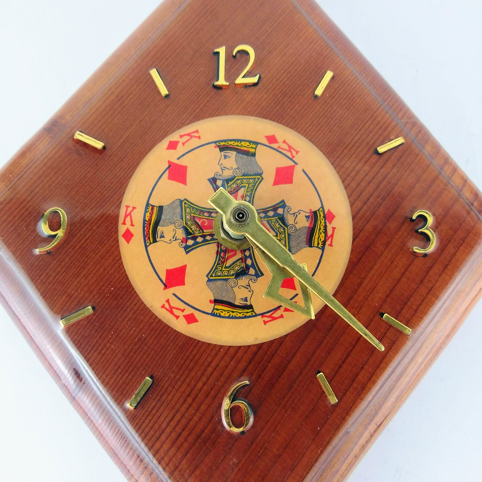 King of Diamonds Poker Wooden Wall Clock 10