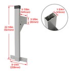 Adjustable Roof Ladder Rack Bracket Kit For Open or Enclosed Trailers ...