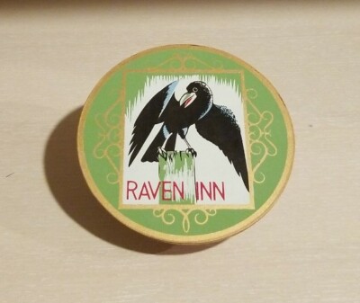 Obscure Vintage Raven Inn Coaster | eBay