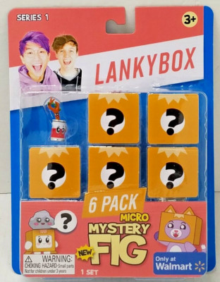 Lankybox Micro Mystery Fig 6 Pack MICRO STICKY CANNY Walmart Excl 2023 ...