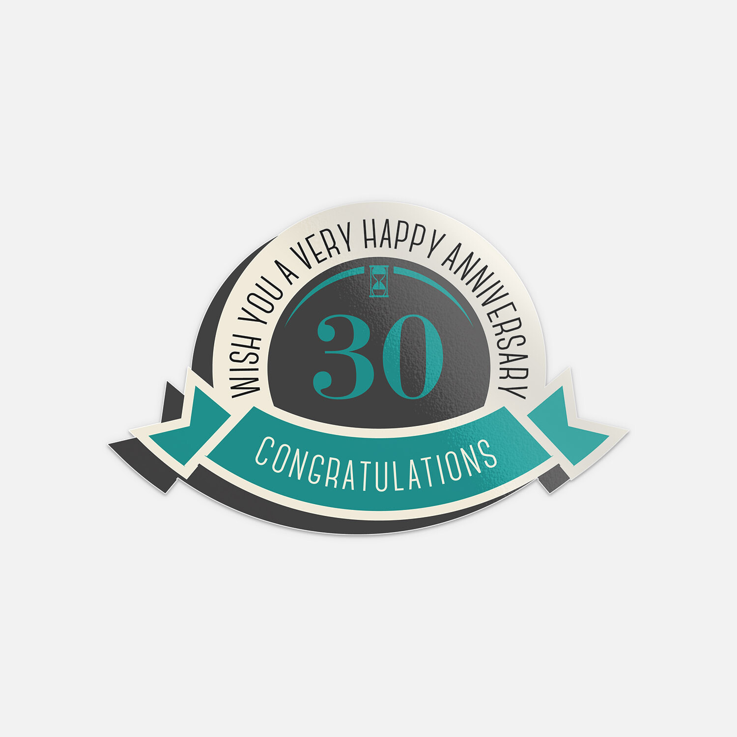 Wish You A Very Happy Anniversary 30 Years Vinyl Sticker Decal | eBay