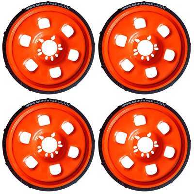 GUNIWHEEL 56 5/6 Lug Universal Vehicle Mounting System Roller Wheel Set ...