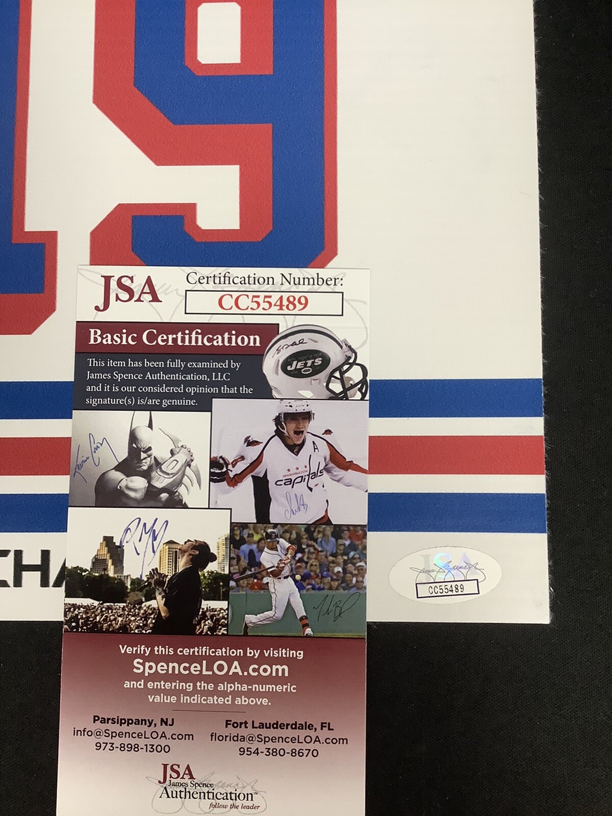 Jean Ratelle Signed Retirement Banner Hockey NY Rangers HOF Autograph ...