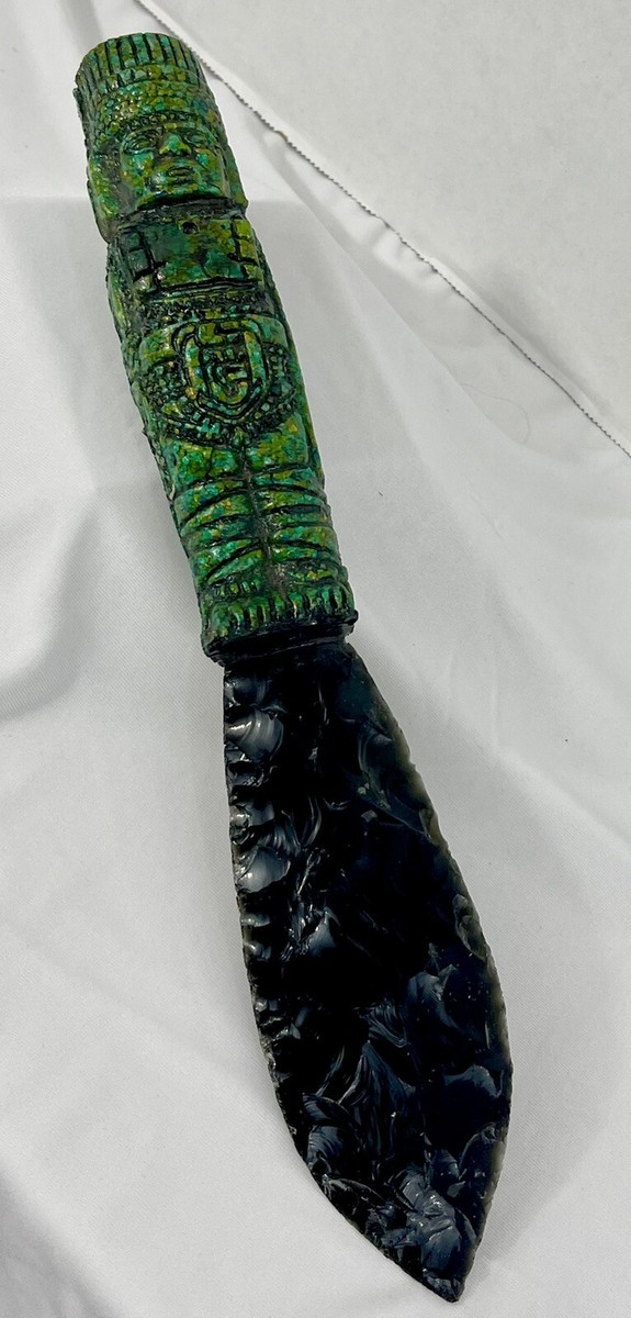 Aztec Sacrificial Knife Tattoo