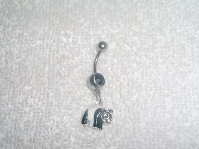 Cute Panda Bear Animal Zoo Belly Button Navel Ring Body Jewelry ...