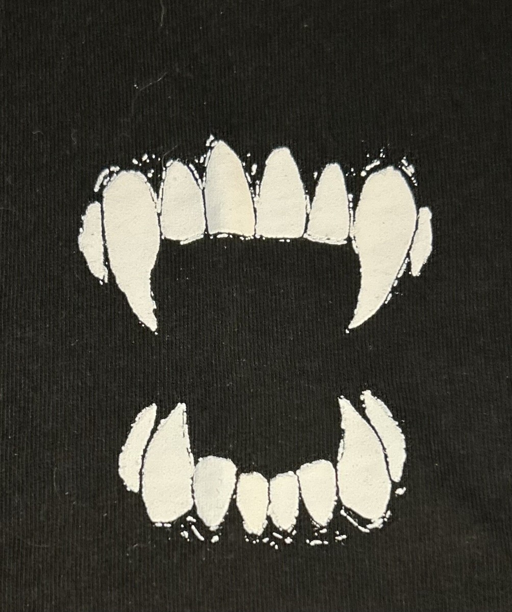 Vampire Fangs Drawing Retro Cartoon Vampire Teeth Stock Illustrations