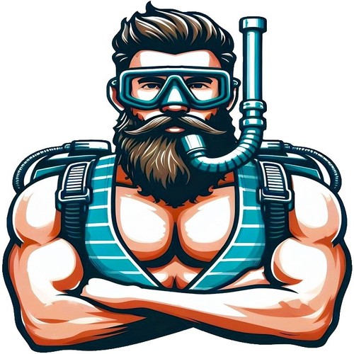 30 Custom Cool Scuba Guy Personalized Address Labels | eBay