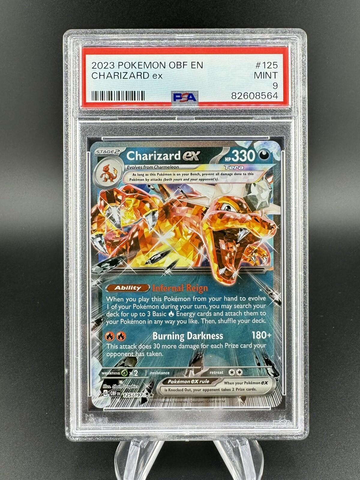2023 Pokemon OBF EN #125 Charizard ex PSA 9 MINT | eBay