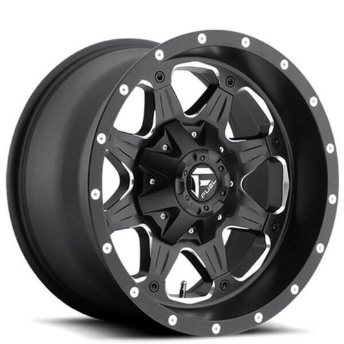 20x9 Fuel Wheels D534 Boost 6x135.00/6x139.70 MATTE BLACK MILLED 20 ...