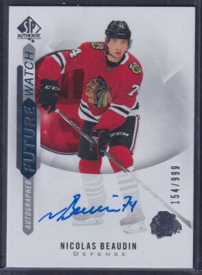 NICOLAS BEAUDIN - 2020 SP Authentic Future Watch Auto #173, /999 | eBay