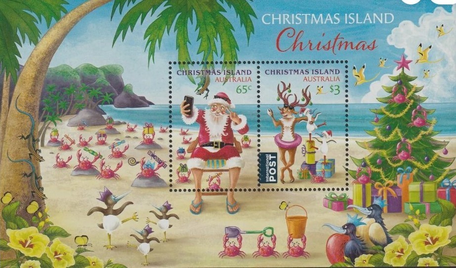 Christmas Island 2024 - Christmas Island Christmas Miniature Sheet ...