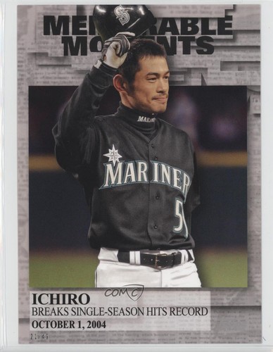 2017 Topps Memorable Moments Topps.com Online Exclusive 5x7 /49 Ichiro Suzuki | eBay
